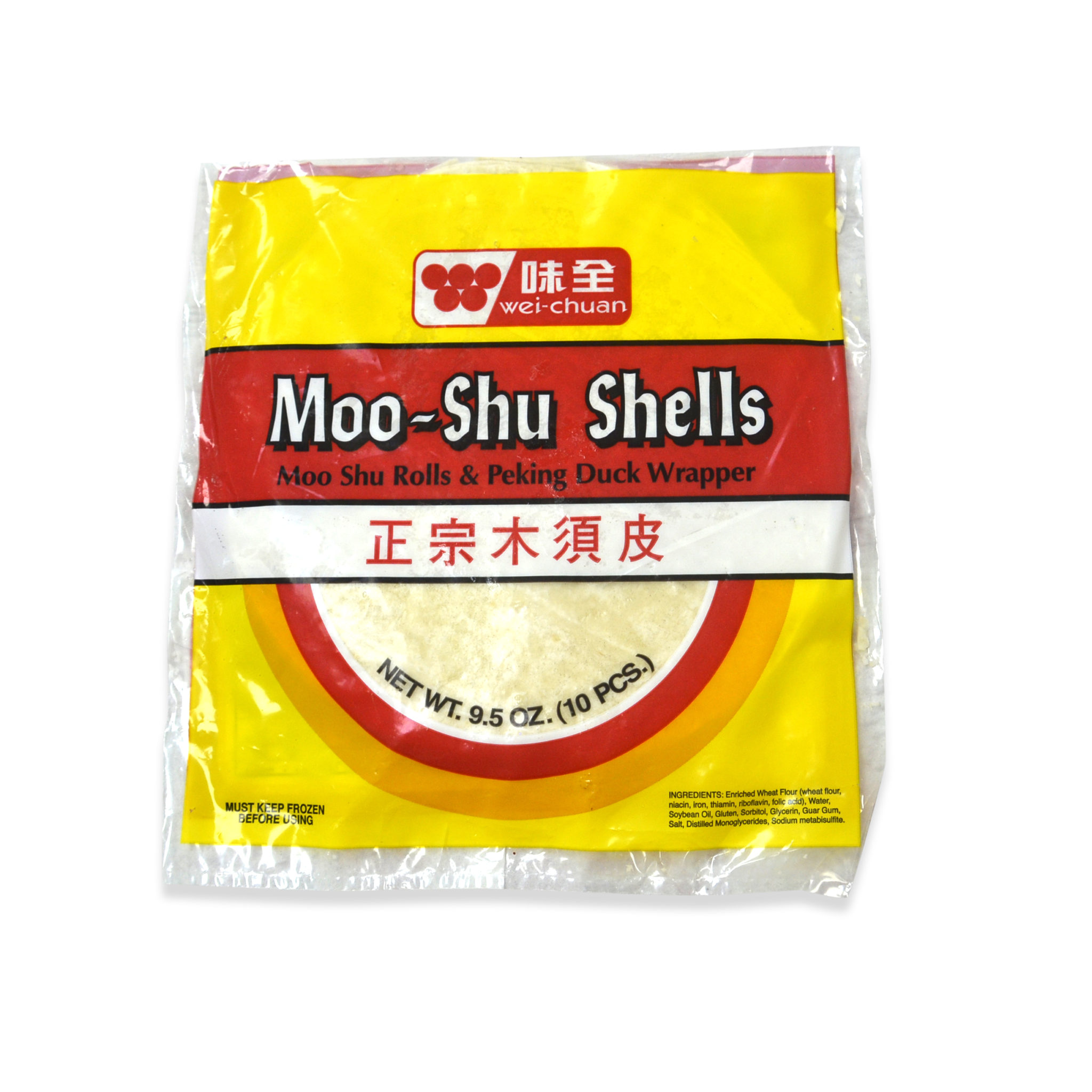 MOO SHU SHELLS 9.5 OZ (10 CT) - Continental Food